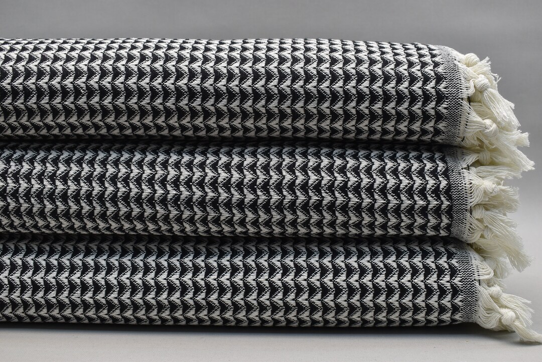 Turkish Throws, Plaid Blanket, 76 X 88 Inch Turkish Blanket, Decorative ...
