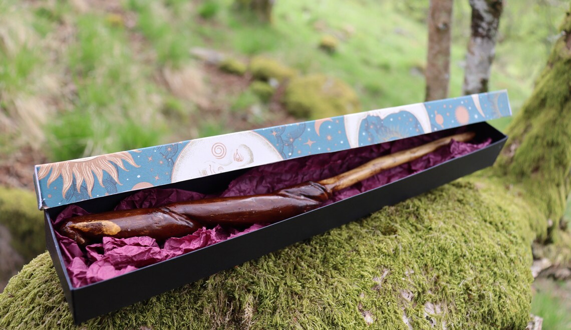 Handmade Wooden Wand Witches Wand Wizard Wand Wand Box - Etsy