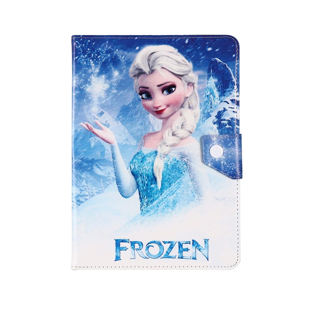 Queen Elsa Frozen Universal Tablet Case in Blue Fits Tablets 7,8,10 for ...