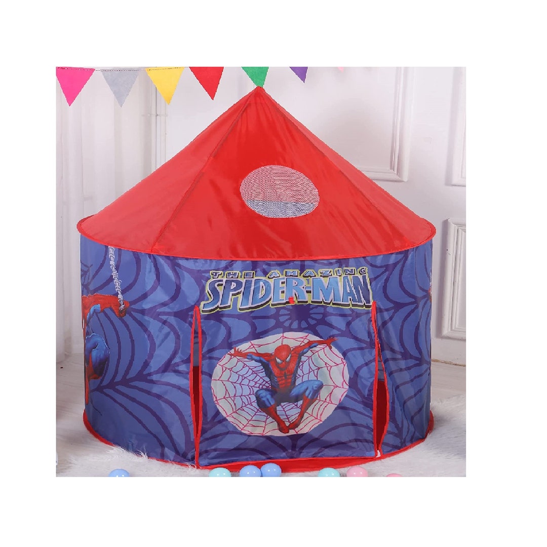 The Amazing Spider Man Play Tent Featuring Spider Man in Red - Etsy UK