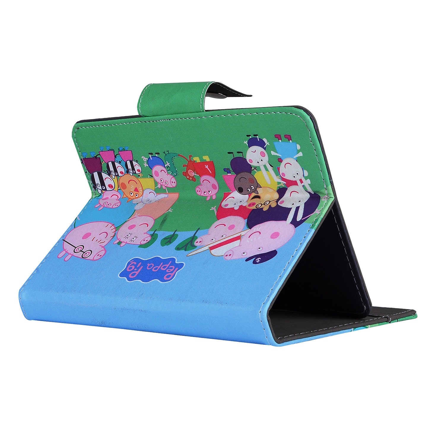 Peppa Pig Characters Universal Tablet Case Peppa and Family Fits ...