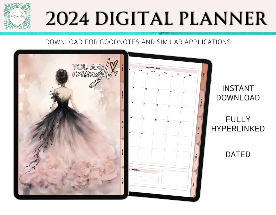 2024 Goodnotes Digital Planner iPad Planner Notability Planner Dated ...