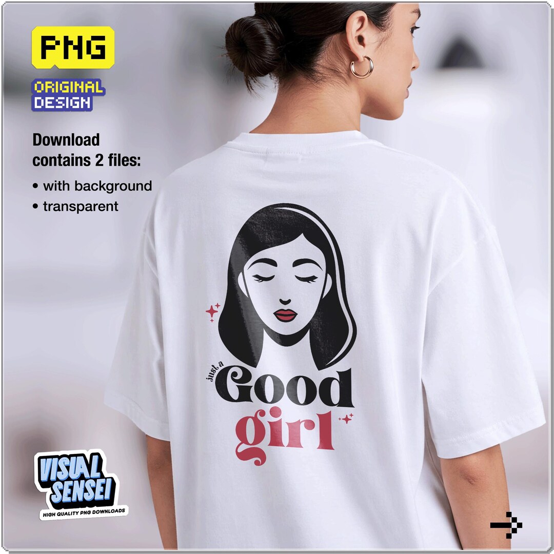 Good Girl PNG – Cute & Trendy Digital Sticker, Vital Girly PNG for ...