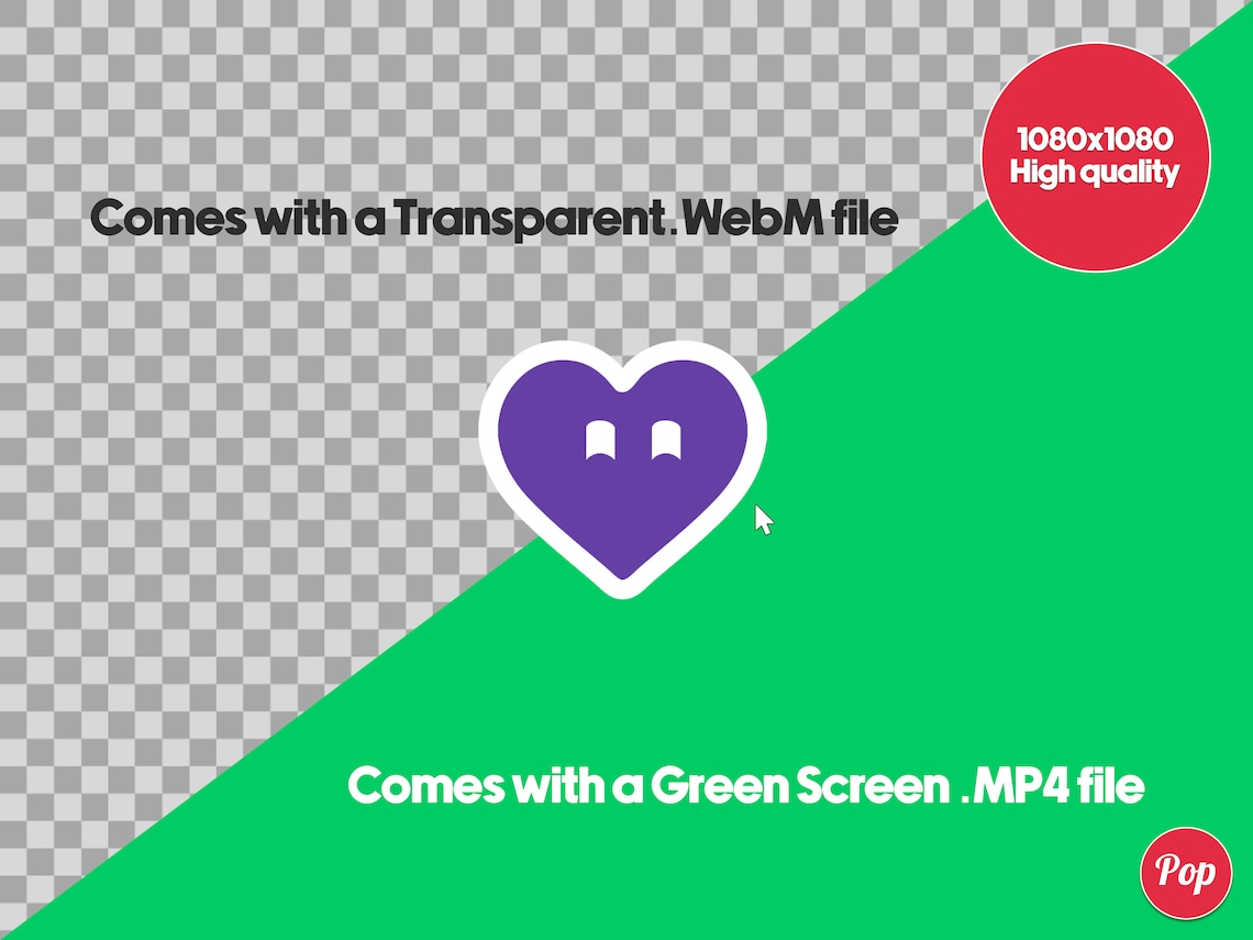 Cute Twitch Follow Animation for Streaming Intro Videos Youtube ...