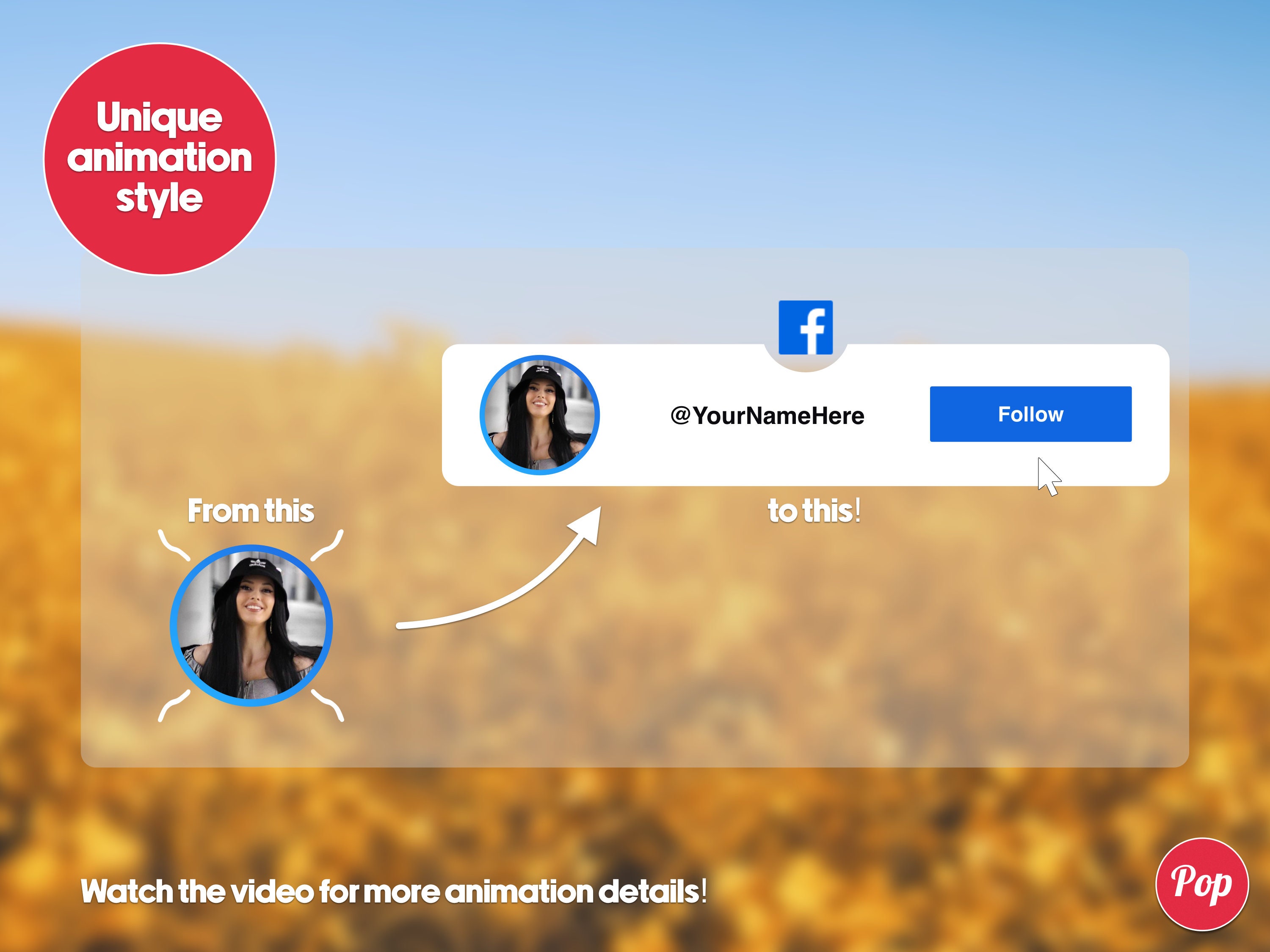 Custom Facebook Follow Button Animation for OBS Overlay and Twitch ...