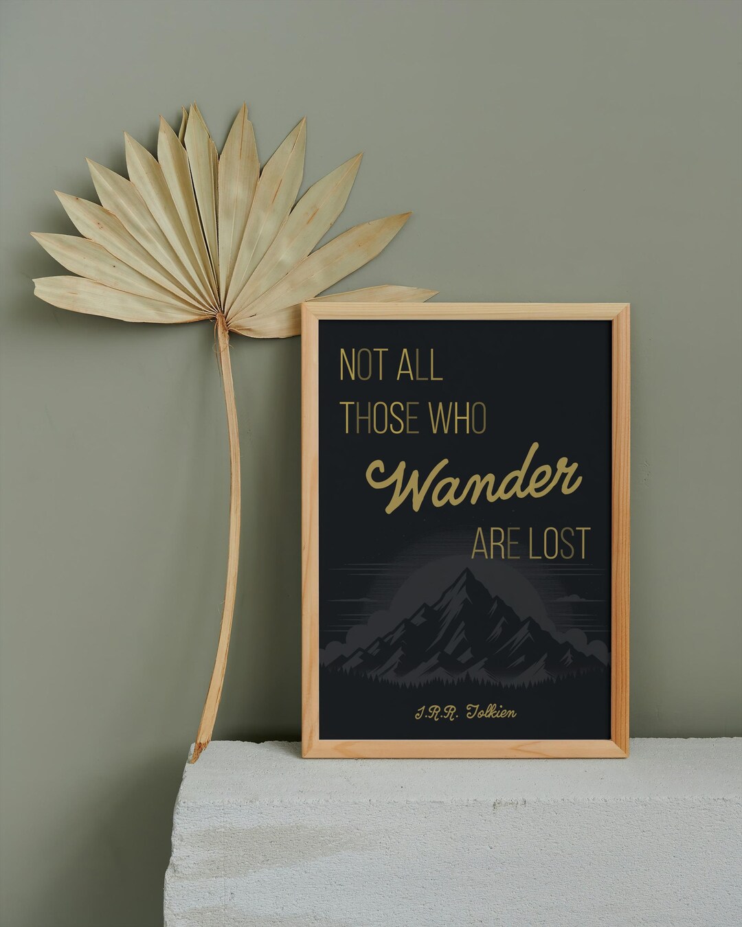 Tolkien Quote Wall Art, Lord of the Rings, JRR Tolkien, Digital ...