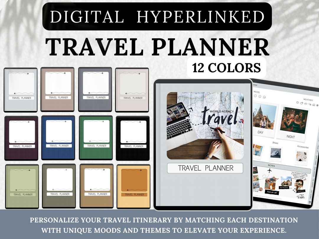 Digital Travel Journal Goodnotes Travel Planner Ultimate Travel ...