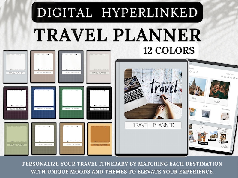 Digital Travel Journal Goodnotes Travel Planner Ultimate Travel ...