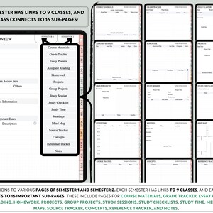 2024 2025 Student Digital Planner | Goodnotes Planner | Student Planner ...