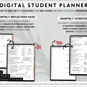 2024 2025 Student Digital Planner | Goodnotes Planner | Student Planner ...