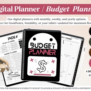 Digital Budget Planner | Goodnotes, Tablet Compatible (PDF) - Etsy