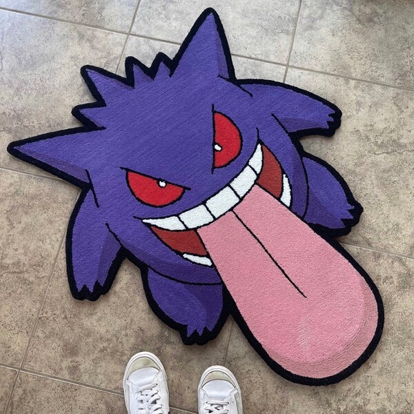 Gengar Rug - Etsy