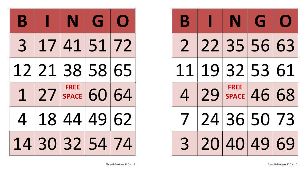 200 Bingo Cards Printable Game, Family Party Bingo for Kids & Adults ...