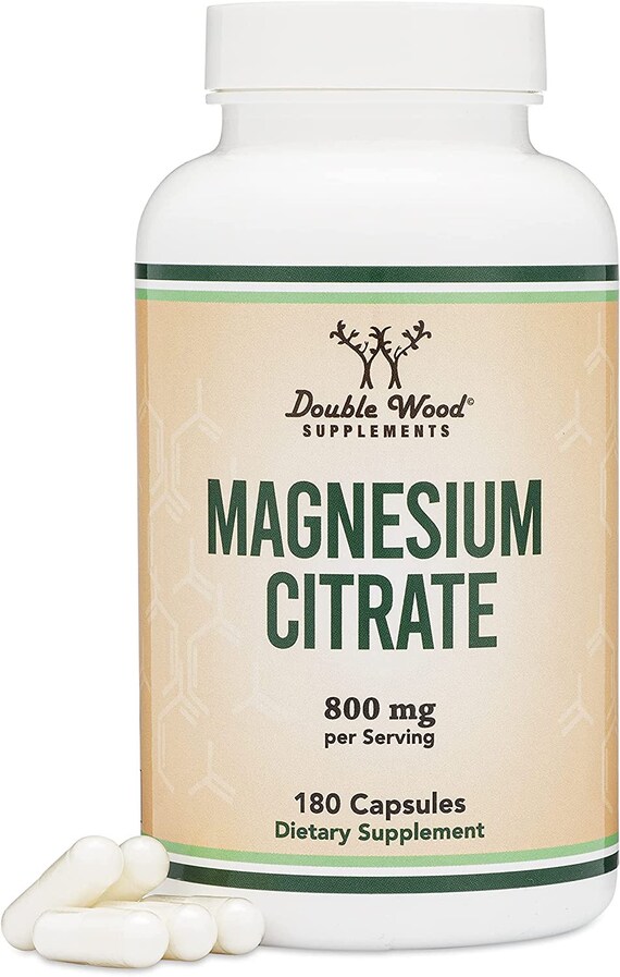 Magnesium Citrate Capsules 400mg 180 Capsules citrato De - Etsy
