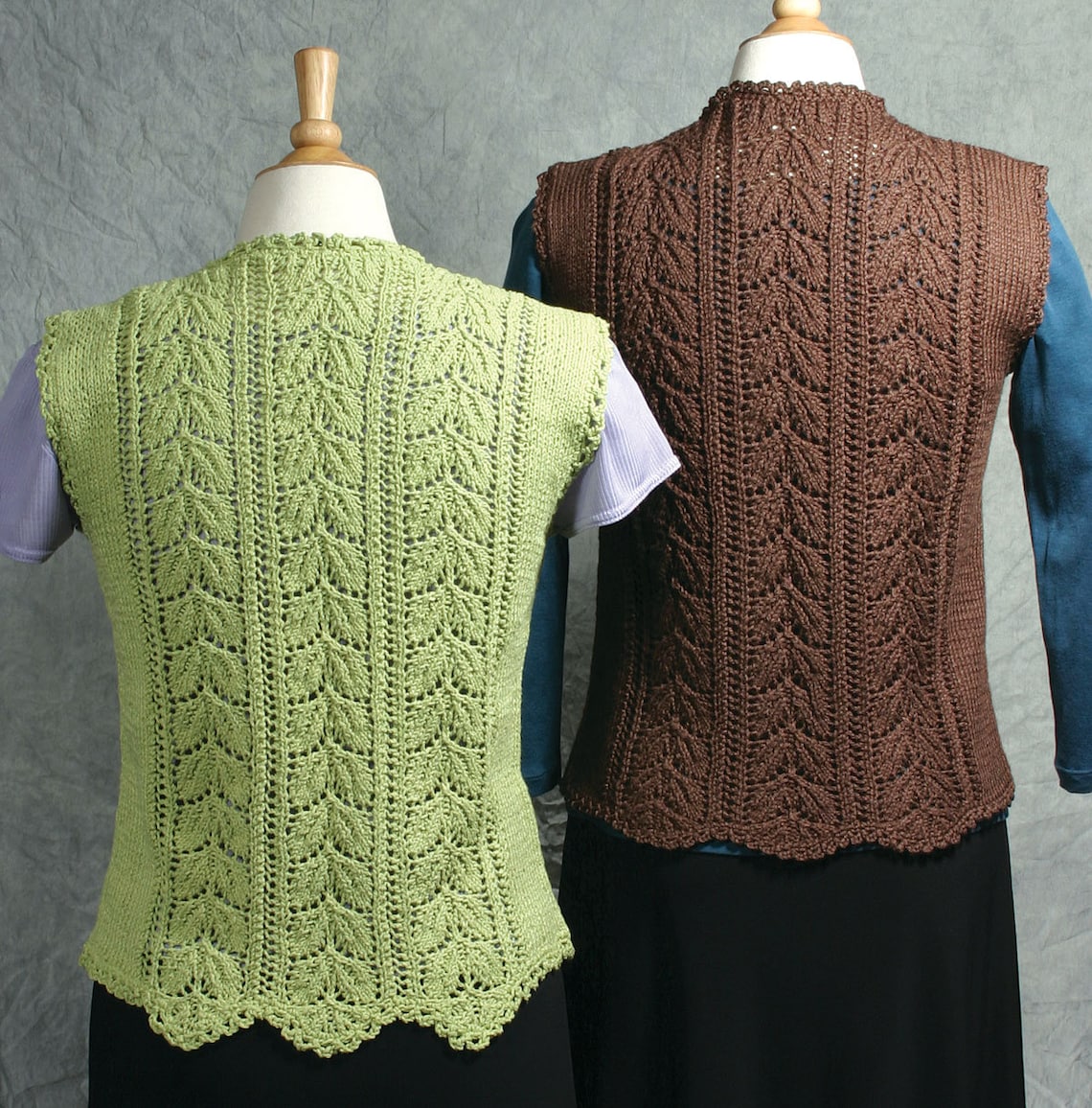 Knitting Pattern, Lace Vest, Knit Garment, Charted Instructions, Pdf ...
