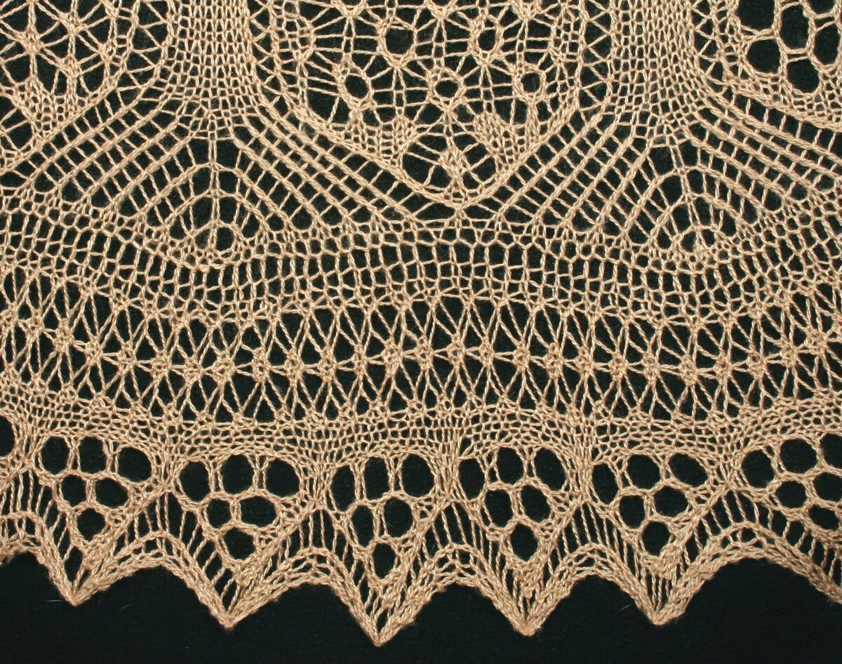 Shetland Lace, Lace Shawl, Knitting Pattern, Charted Instructions, Pdf ...