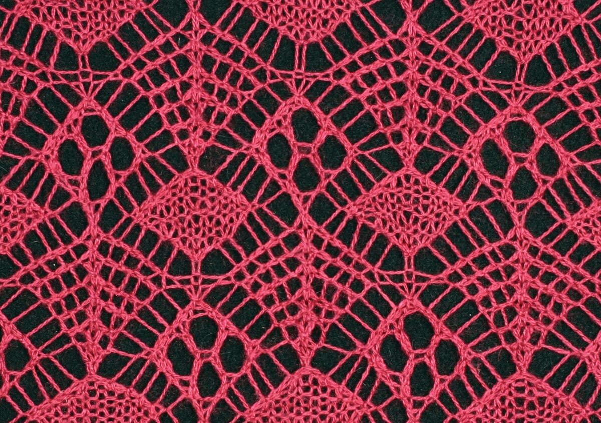 Knitting Pattern, Shetland Lace, Charts Instructions, Knitted Stole ...