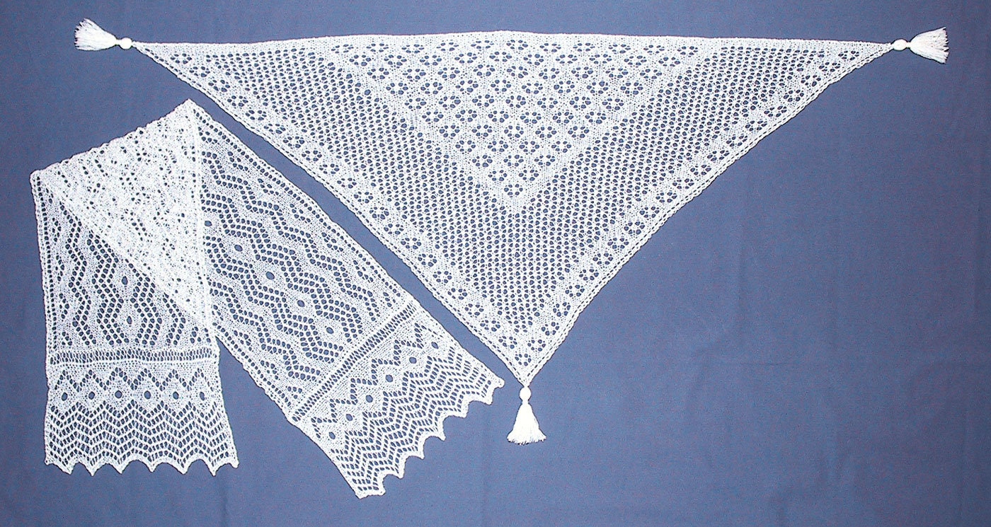Knitting Pattern, Lace Scarf, Charts for Knitting, Shawl, Pdf Knit ...