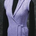 Knitted Vest, Knitting Pattern, Knit Garment, Charted Instructions ...