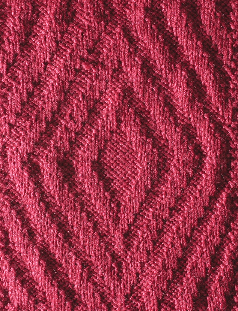 Scarf Knitting Pattern, Charted Instructions, Reversible Knit, Knitting ...