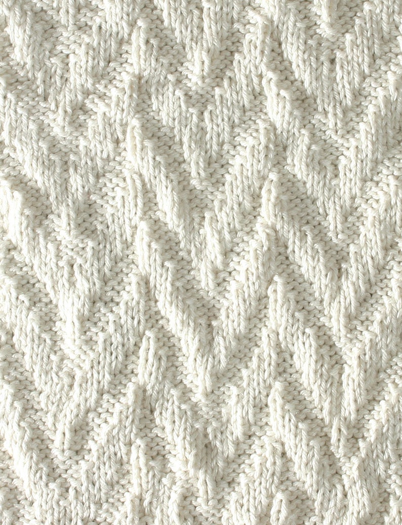 Scarf Knitting Pattern, Charted Instructions, Reversible Knit, Knitting ...