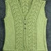 Knitting Pattern, Lace Vest, Knit Garment, Charted Instructions, Pdf ...