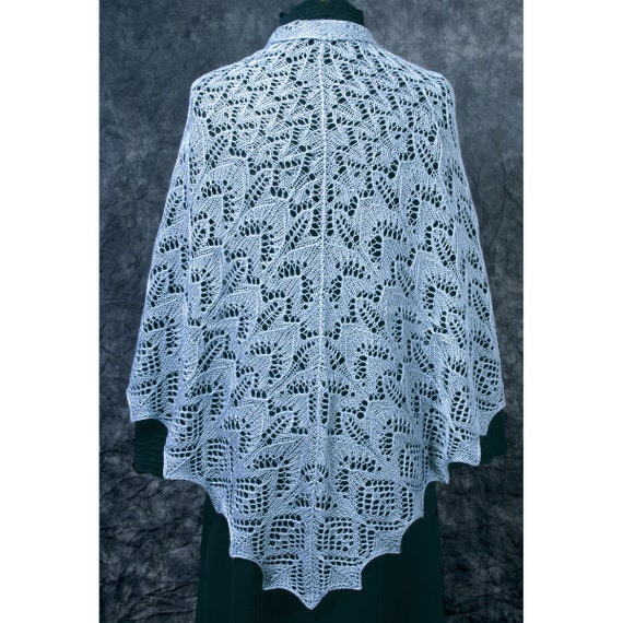 Knitting Pattern Estonian Lace Charted Instructions Knitted | Etsy