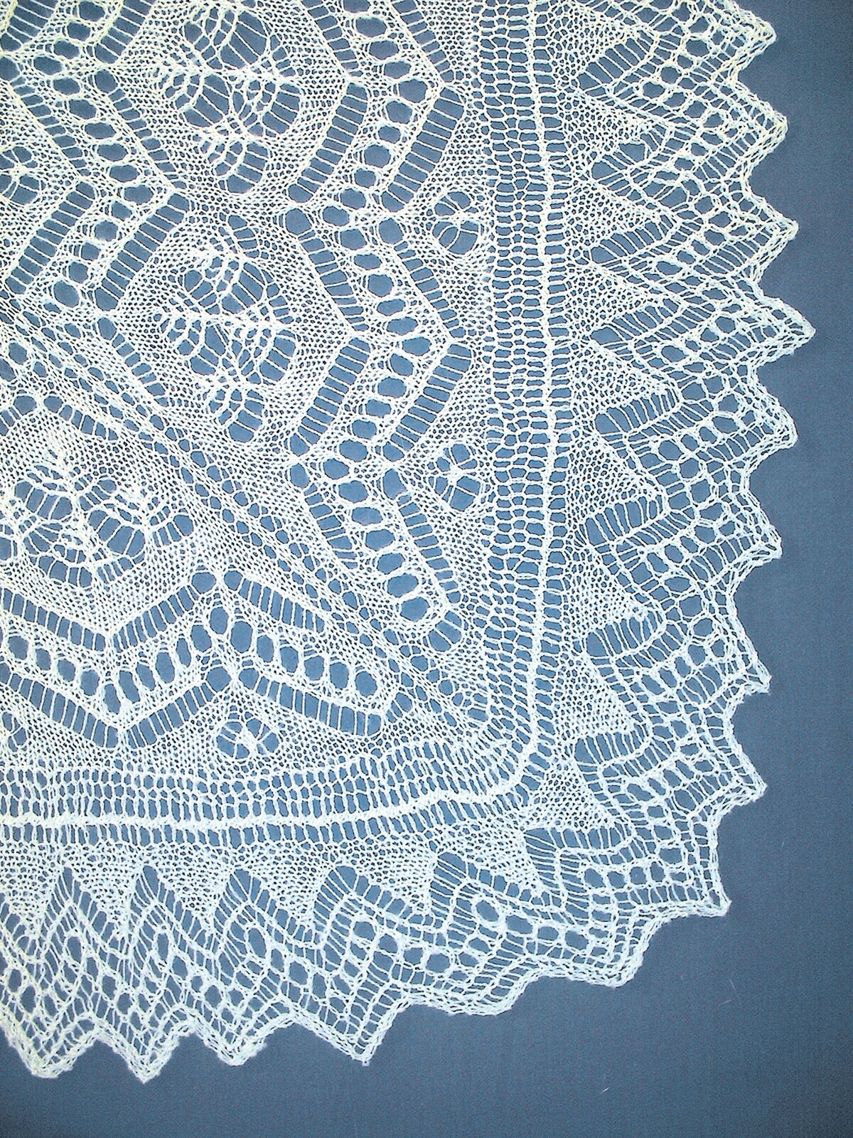 Lace Shawl, Knitting Pattern, Charted Instructions, Shetland Lace, Pdf ...