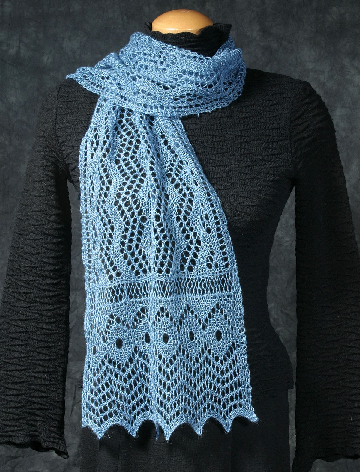 Knitting Pattern, Lace Scarf, Charts for Knitting, Shawl, Pdf Knit ...