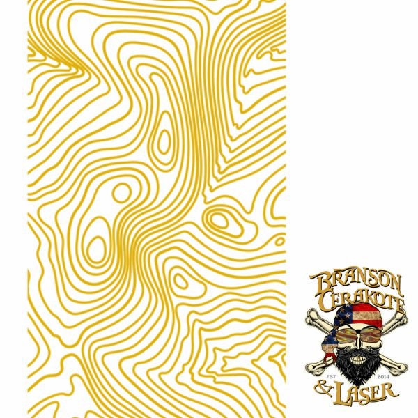 Topographic Stencil - Etsy