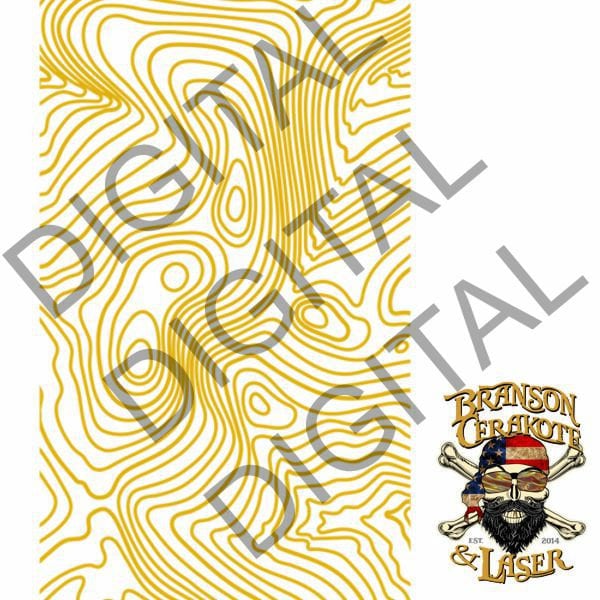 Topographic Stencil - Etsy