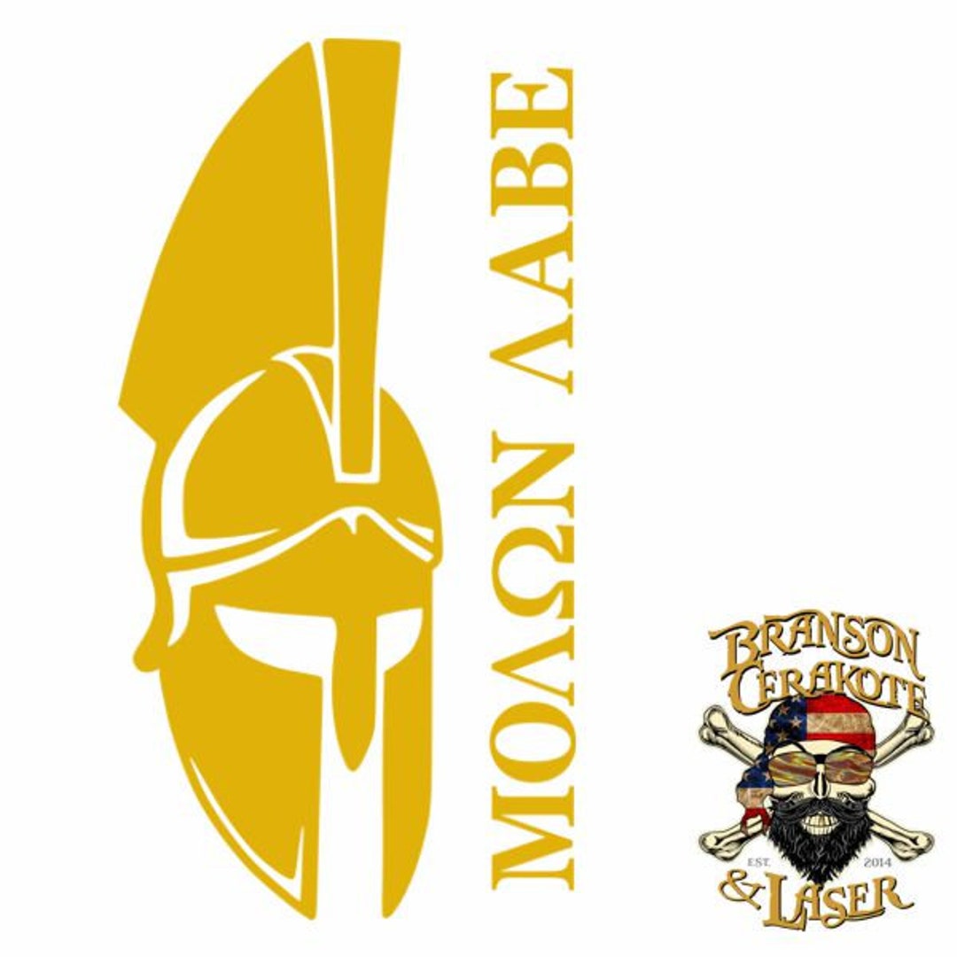 Molon Labe Spartan Stencil Tumbler Cerakote High Heat Stencil Vinyl - Etsy