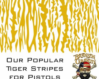 Tiger Stripe Camo Stencil - Etsy