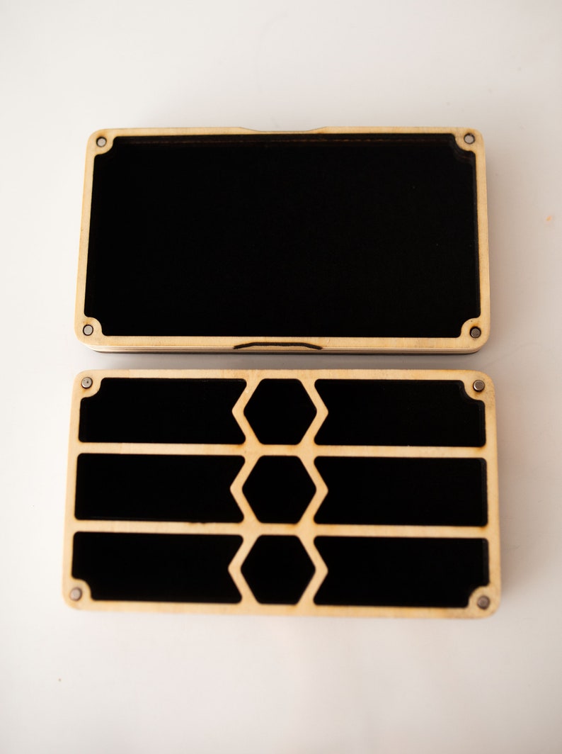 D&D 3-set Dice Vault and Tray - Ice-cream Sandwich Dnd Exotic Wood Box ...
