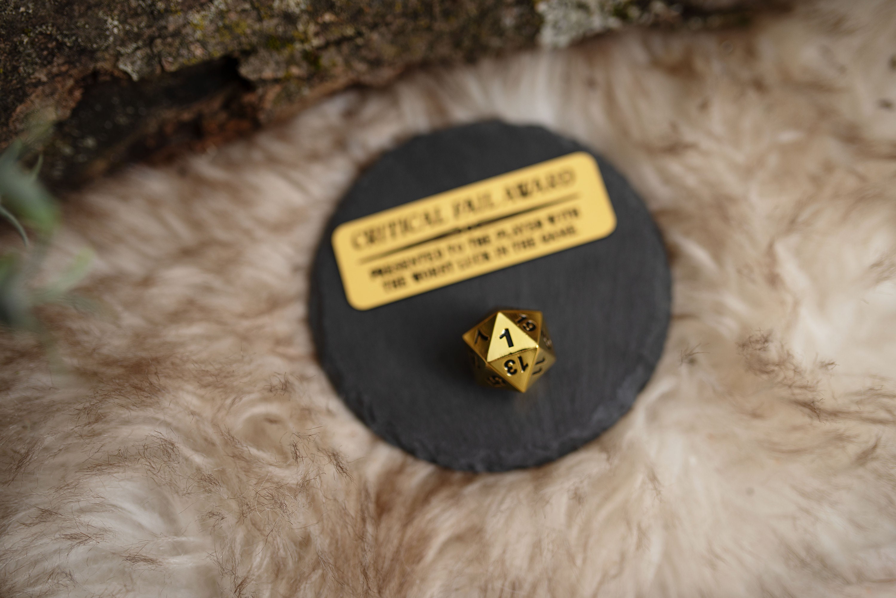 D&D Critical Success/fail Award - Dungeon and Dragons Plaque - Dice ...