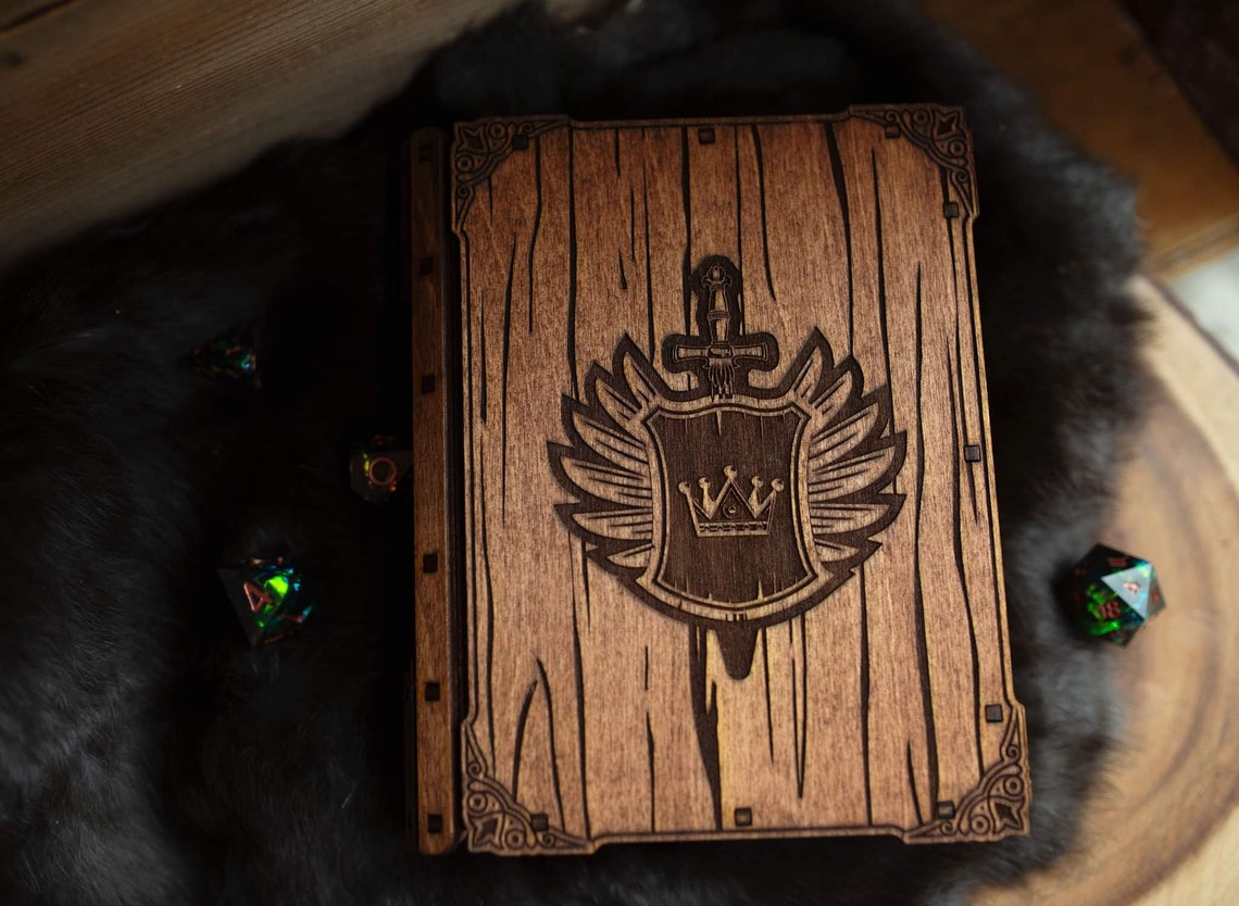 D&D Player Companion Box Dnd Spell Book Dungeon Case - Etsy