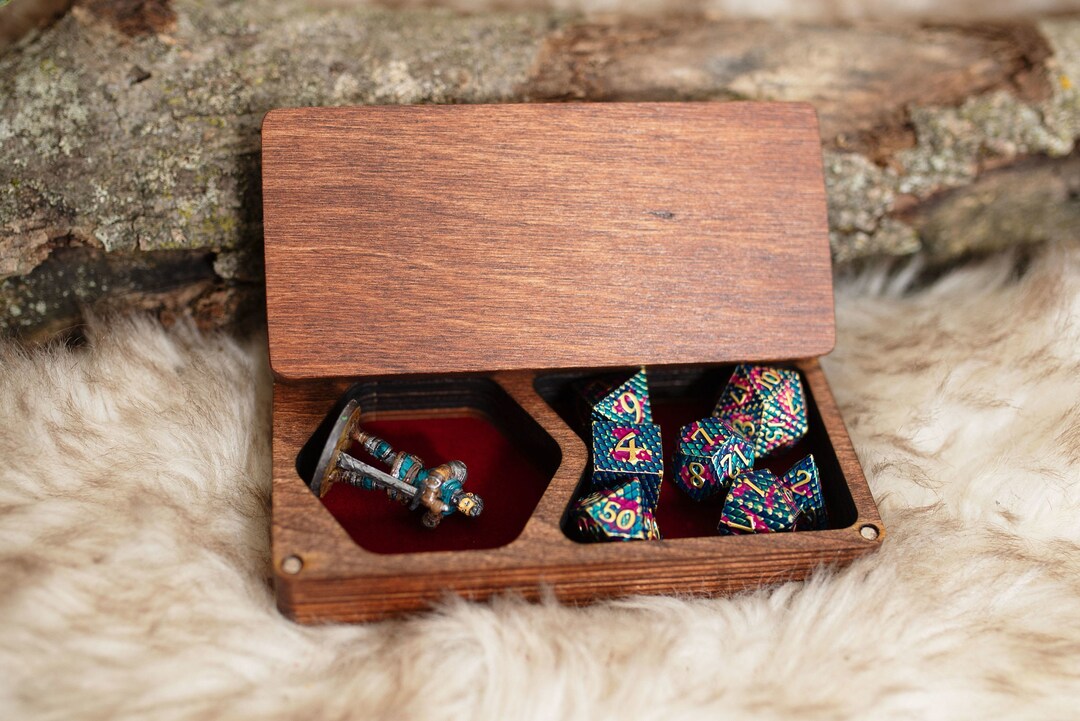 D&D Hex Dungeon Vault Dnd Dice Box Hero Vault Dice and Mini Storage - Etsy