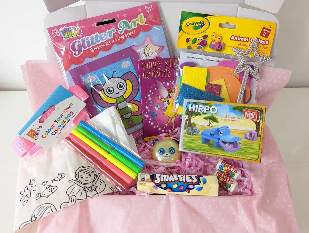 Girls Craft Box,young Girl Gift Box,craft Gift Box,girls Birthday Box ...