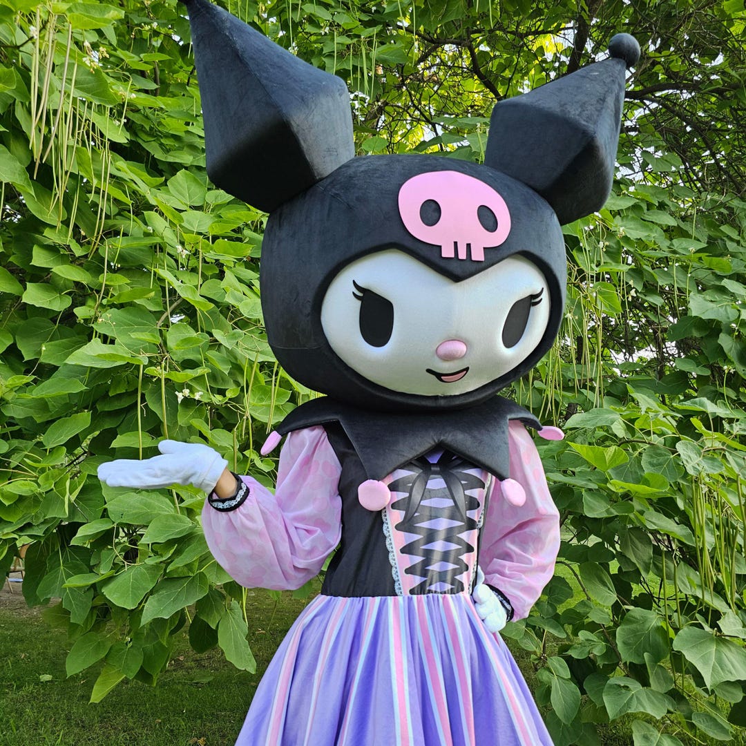 Kuromi Mascot Costume Sanrio Cosplay Outfit Etsy
