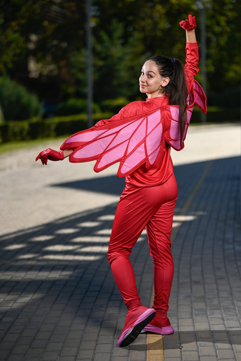 Pj Masks Amaya Owlette Costume Full Costume With Wings Etsy
