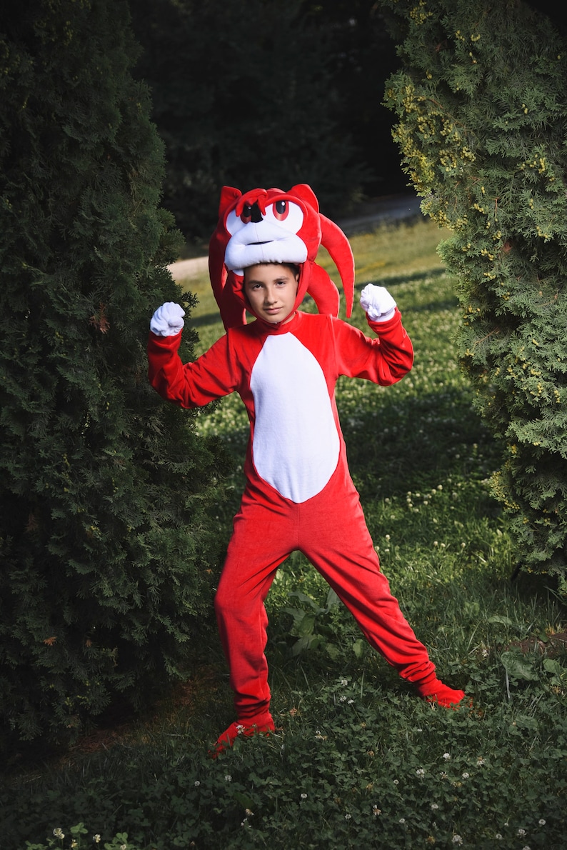 Knuckles Red Sonic Costume Kid's Costume Toddler's - Etsy Canada