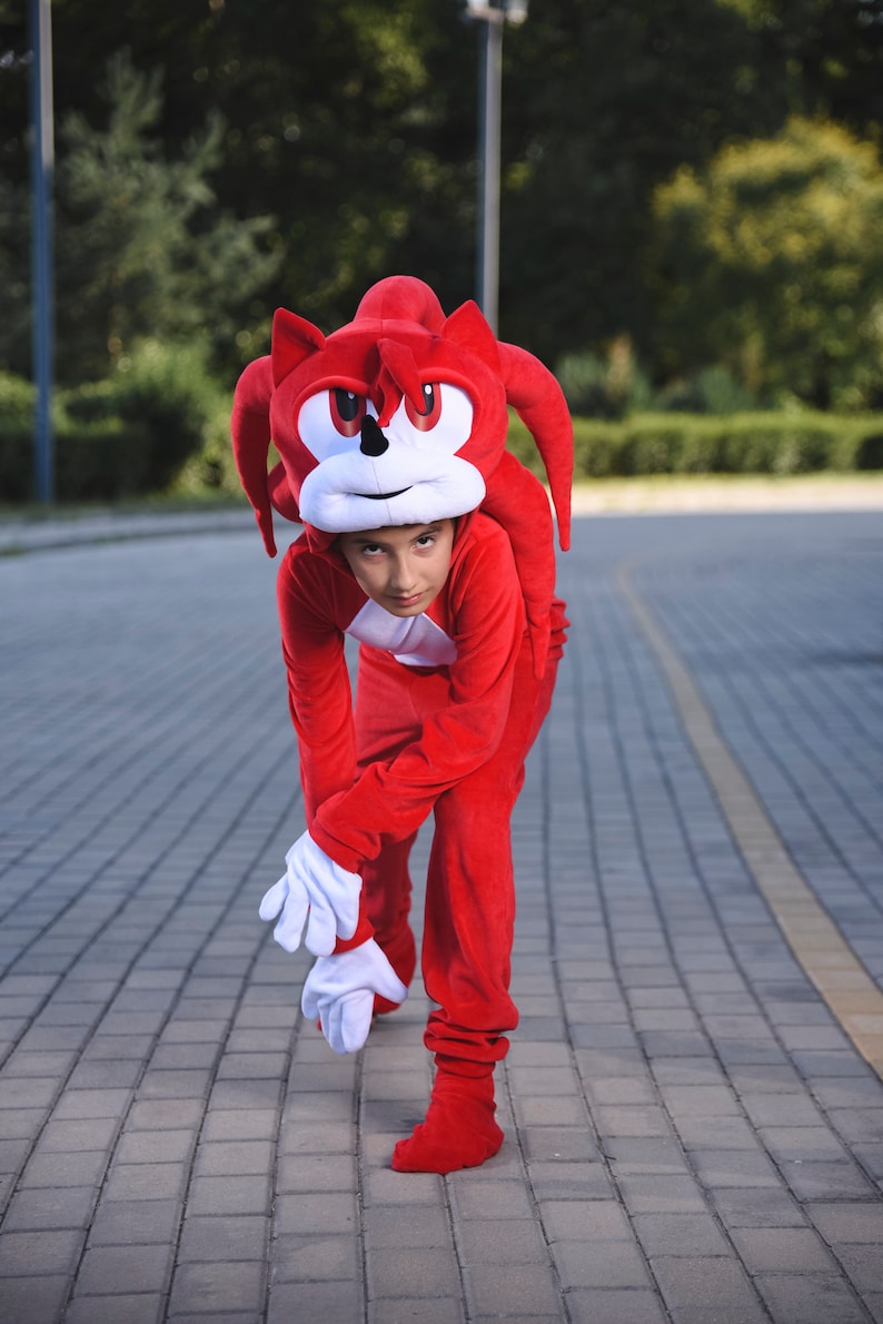 Knuckles Red Sonic Kostüm Kinderkostüm Kleinkinderkostüm - Etsy.de