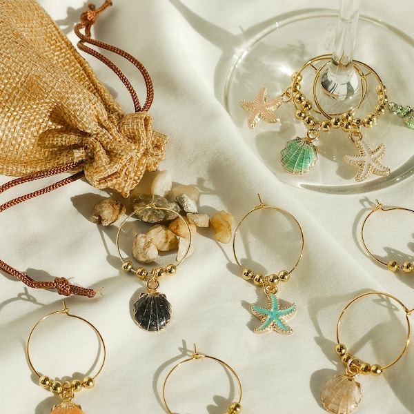 Wine Beach Charms - Etsy