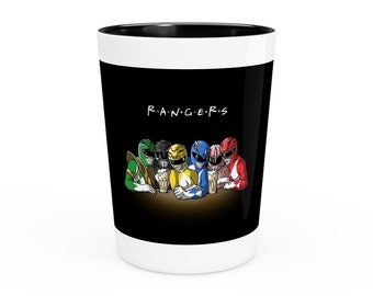 Power Ranger Shot Glass - Etsy