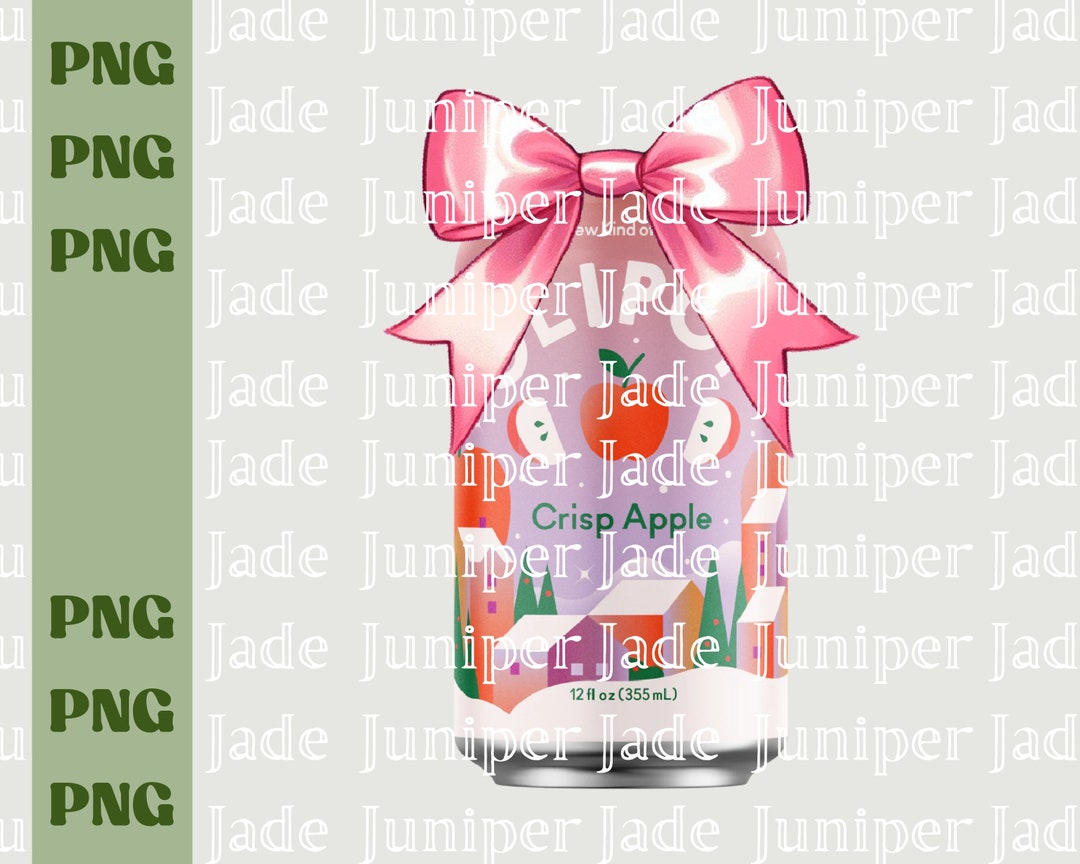 Crisp Apple Olipop With Pink Bow Png Instant Digital Download PNG ONLY ...