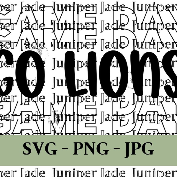 Detroit Lions Font - Etsy