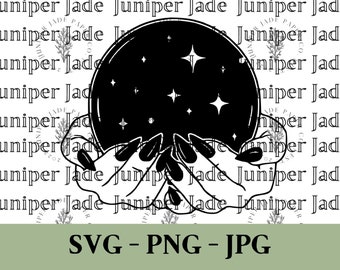 Crystal Ball Vector Clipart Set / Outline Stamp and Color - Etsy