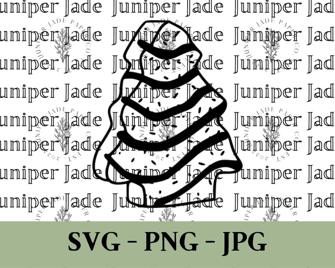 Holiday Tree Little Debbie Cake Svg Instant Digital Download - Etsy