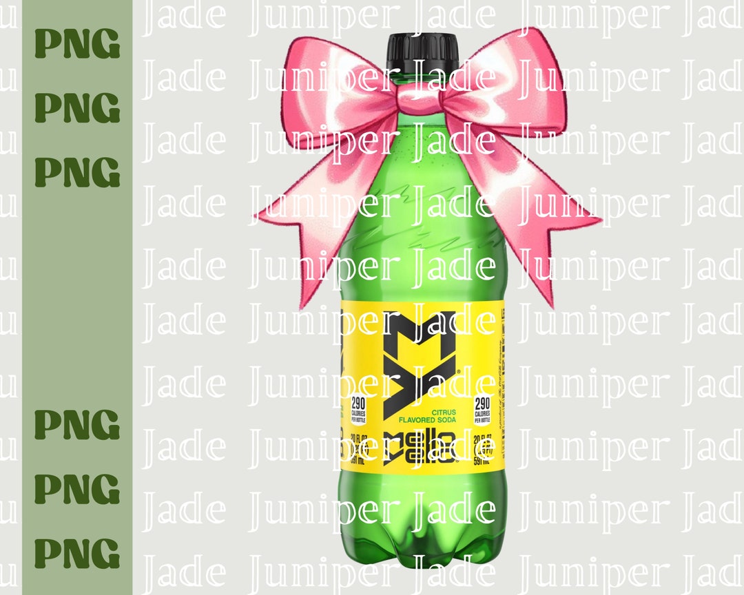 Mello Soda With Pink Bow Png Instant Digital Download PNG ONLY Png File ...