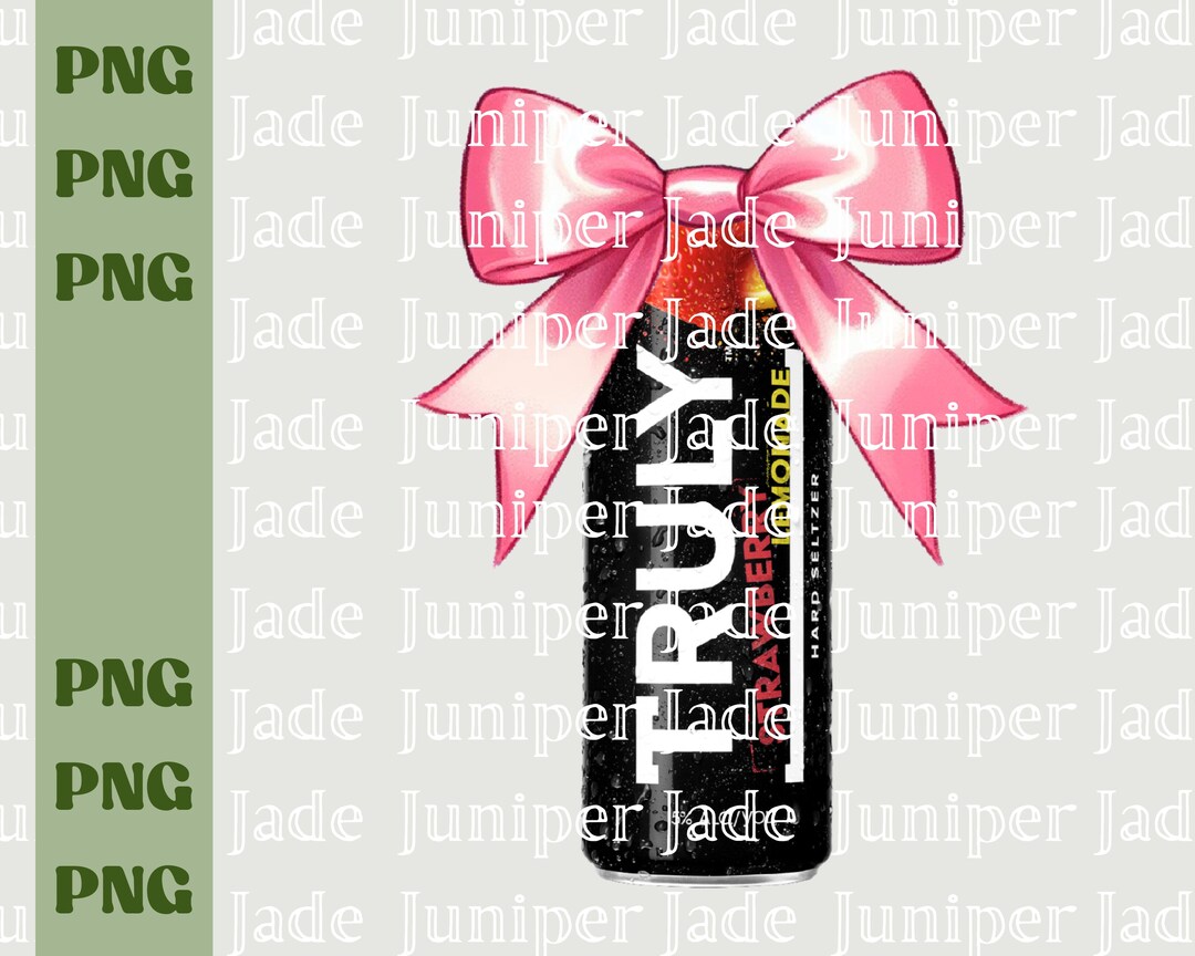 Trulie Drink With Pink Bow Png Instant Digital Download PNG ONLY Png ...